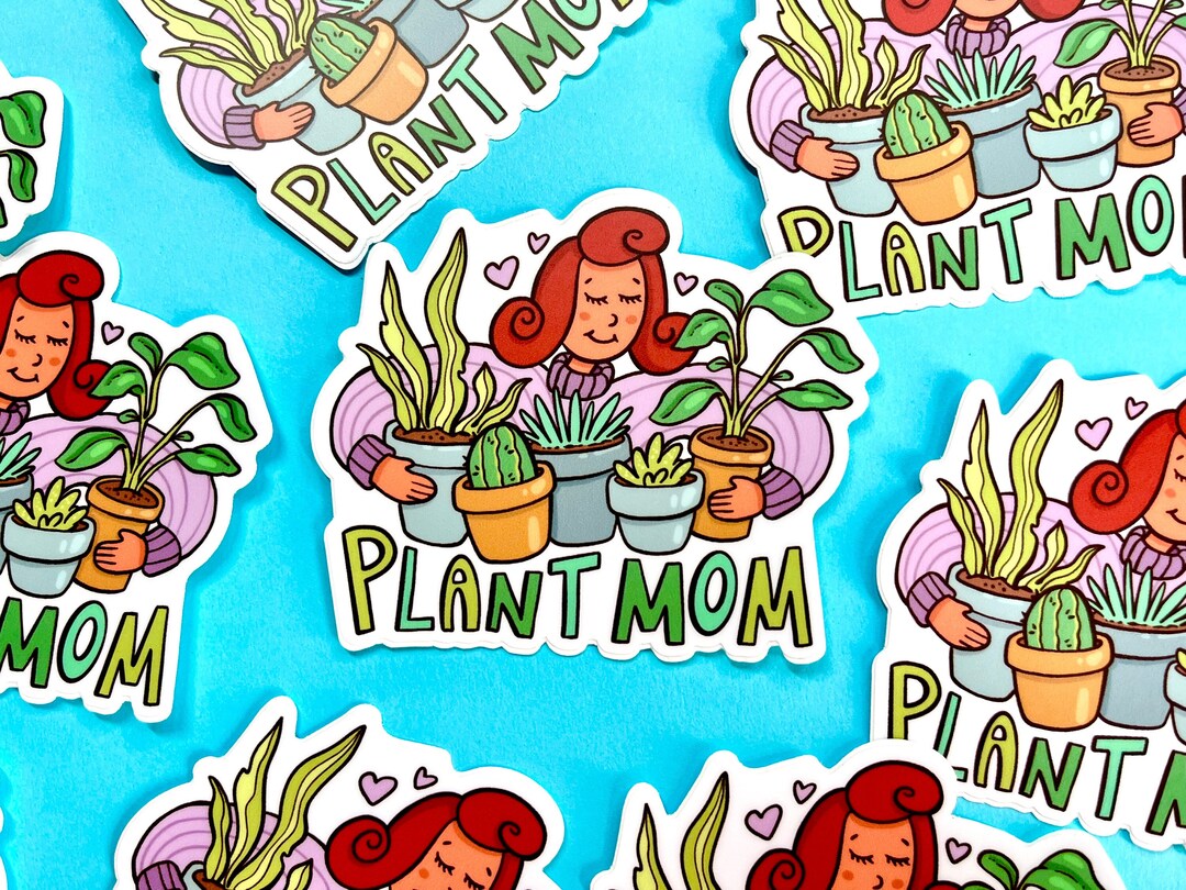 Plant Mom Stickers - Plant Lover Gifts - Plant Parent Gifts - Plant ...