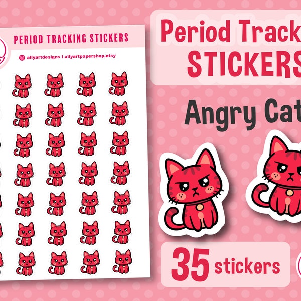 Angry Cat Calendar - Etsy