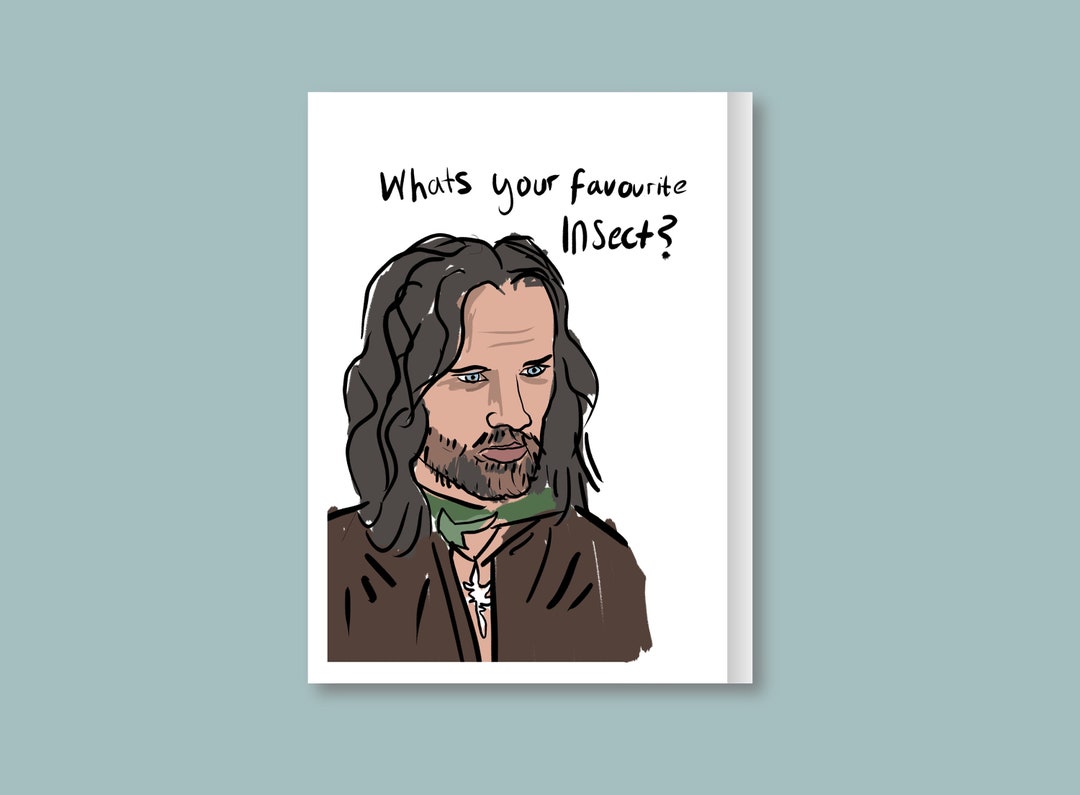 Lord of the Rings Inspired "fly YOU Fools" Aragorn and Gandalf Card ...