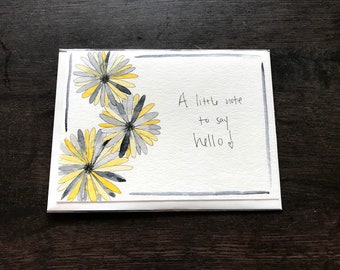 Card to say hello | Etsy