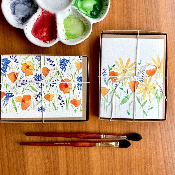 Hand Painted Watercolor Greeting Cards - Etsy