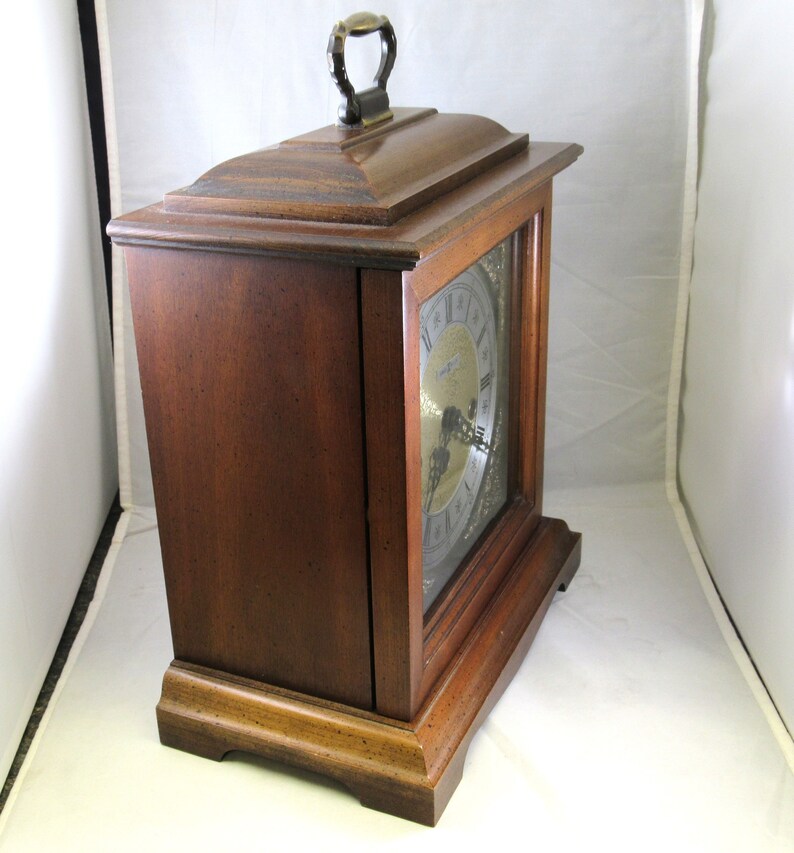 Vintage 1979 Howard Miller Mantel Clock, Key Wind W/ West Minister ...