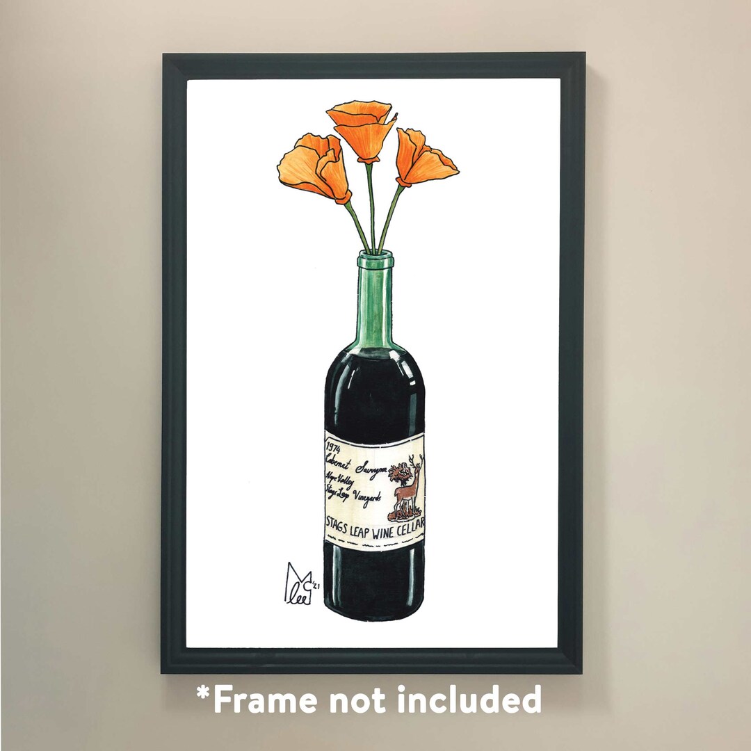 California Poppy in 1974 Stag's Leap Wine Cellars Cabernet Sauvignon ...