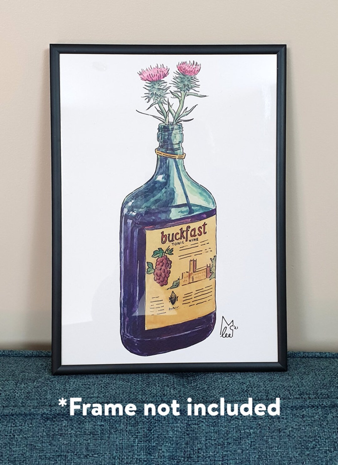 Thistles in Buckfast 034 Art Print - Etsy