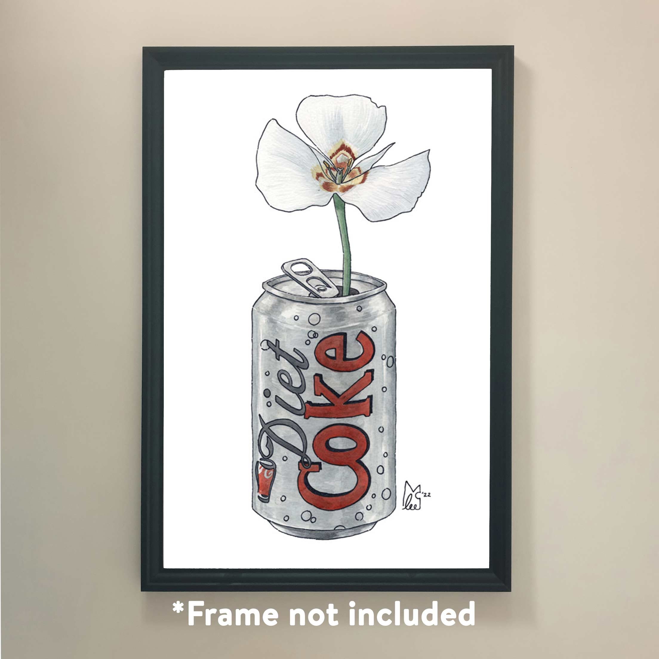 Diet Coke Can Drawing