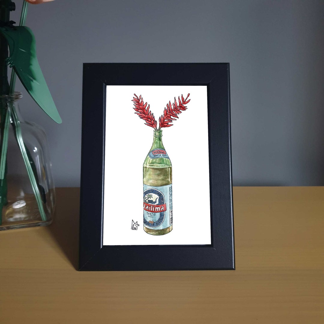 American Samoa Teuila in Vailima Beer #151 - Framed 4x6" Print - Etsy