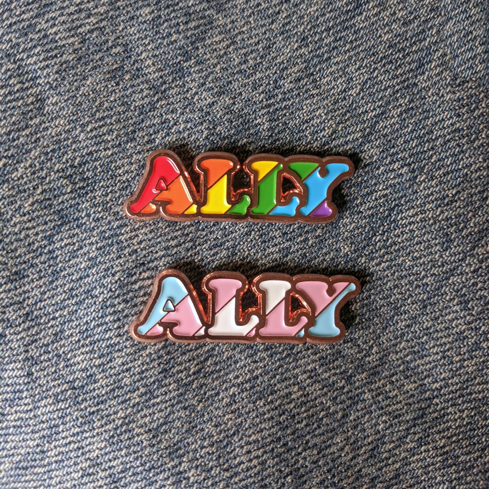 Ally Enamel Pin | Etsy