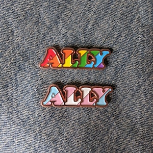 Ally - Enamel Pin - Etsy