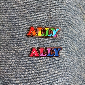 Ally - Enamel Pin - Etsy