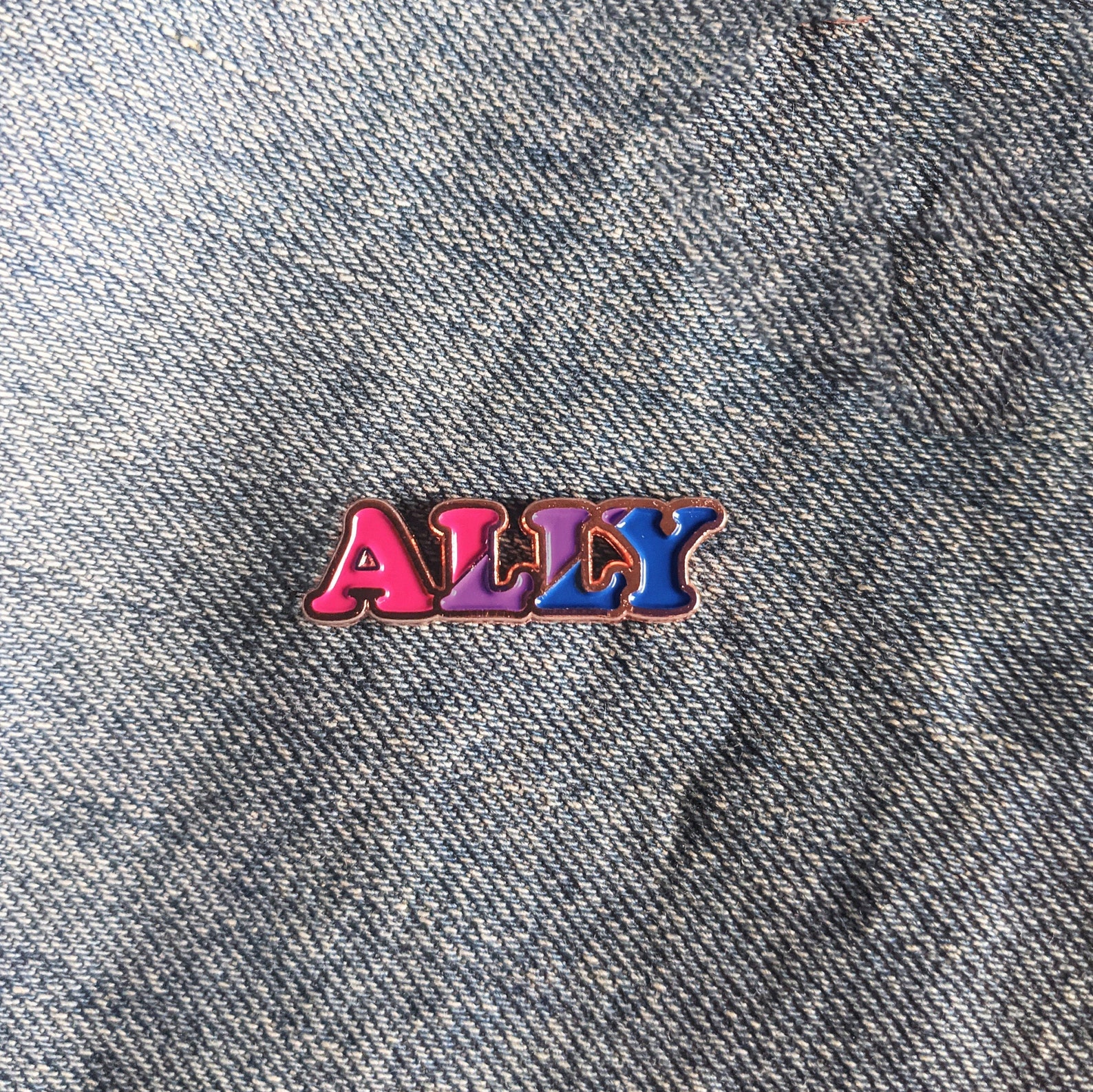 Ally Enamel Pin | Etsy