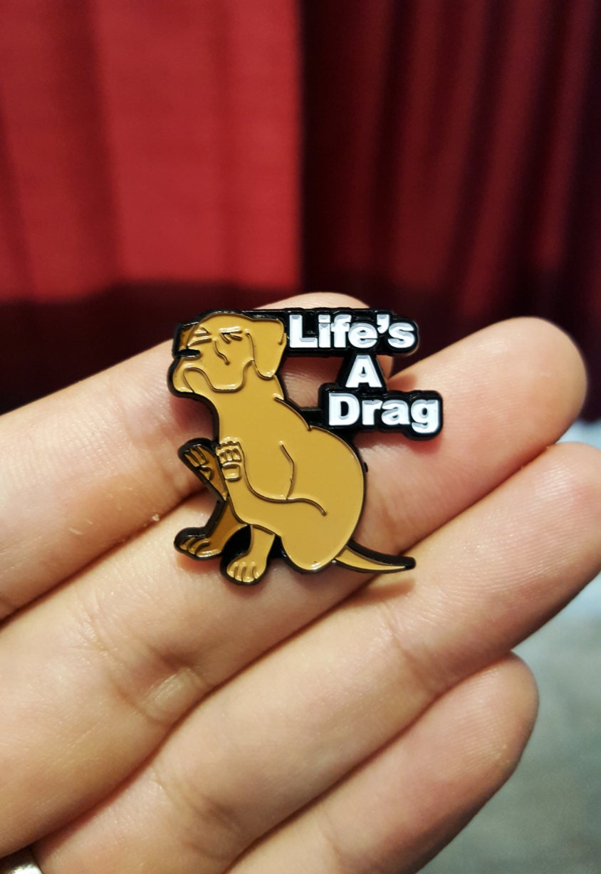 Life's A Drag - Enamel Pin - Etsy