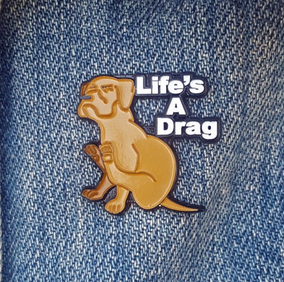 Life's A Drag - Enamel Pin - Etsy