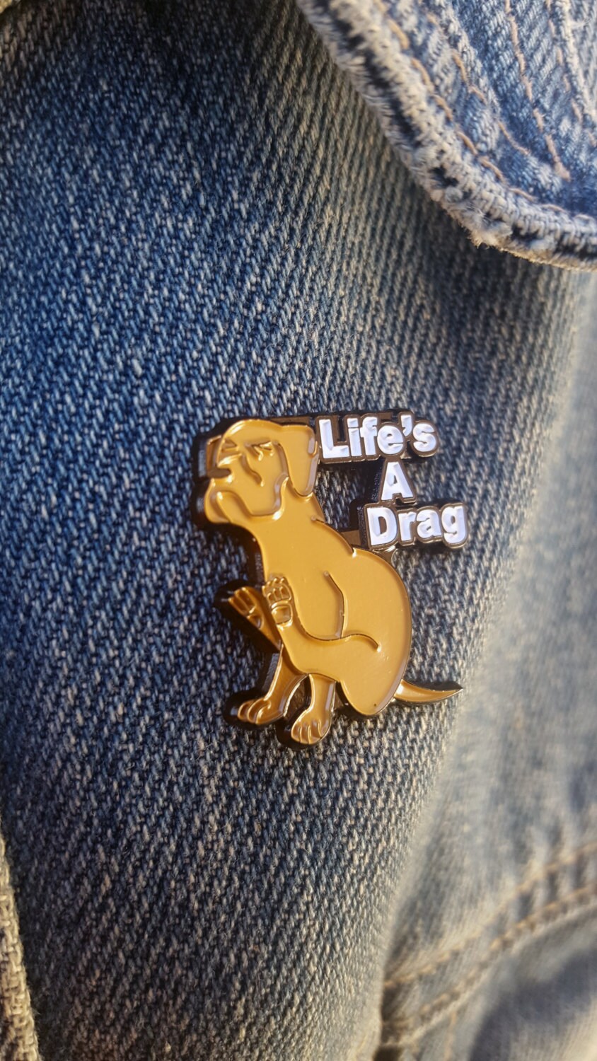 Life's A Drag - Enamel Pin - Etsy