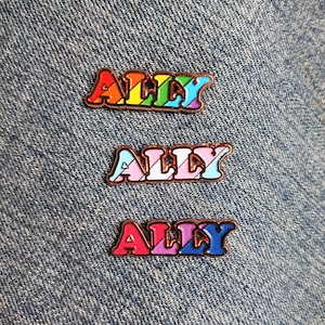 Ally - Enamel Pin - Etsy