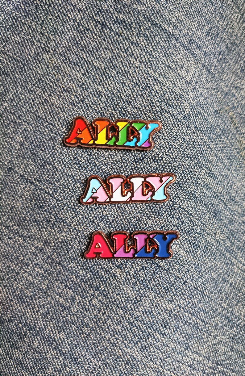 Ally Enamel Pin | Etsy