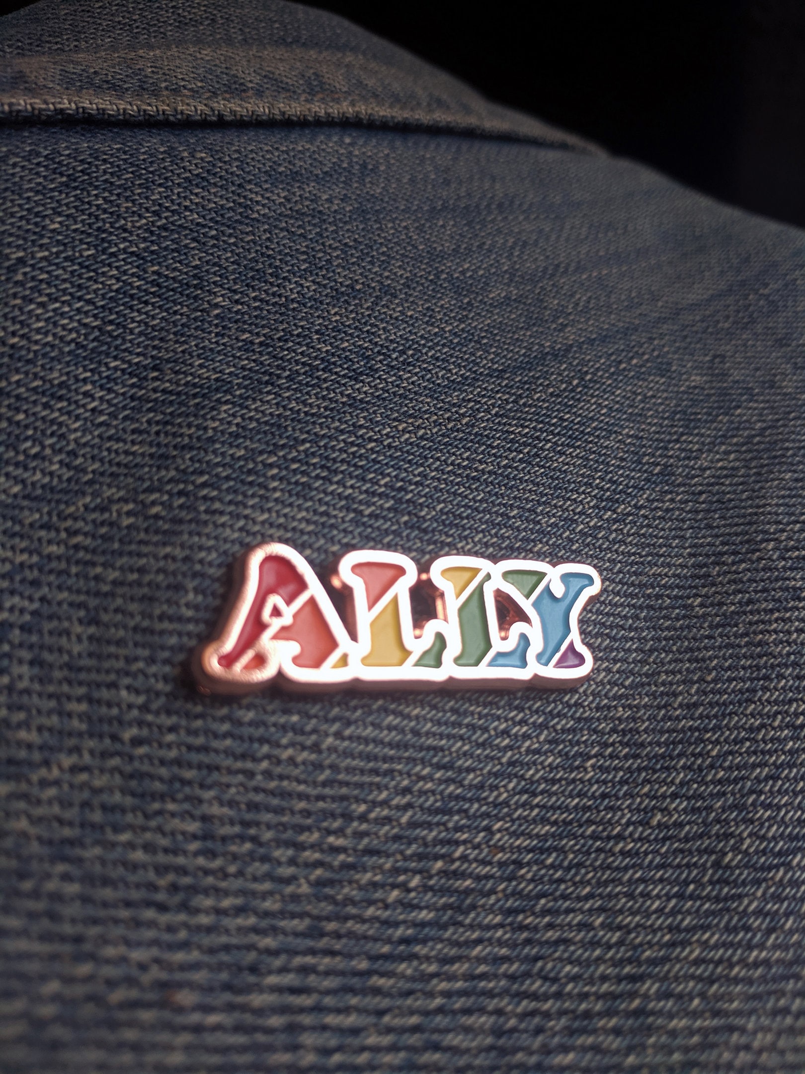 Ally Enamel Pin | Etsy