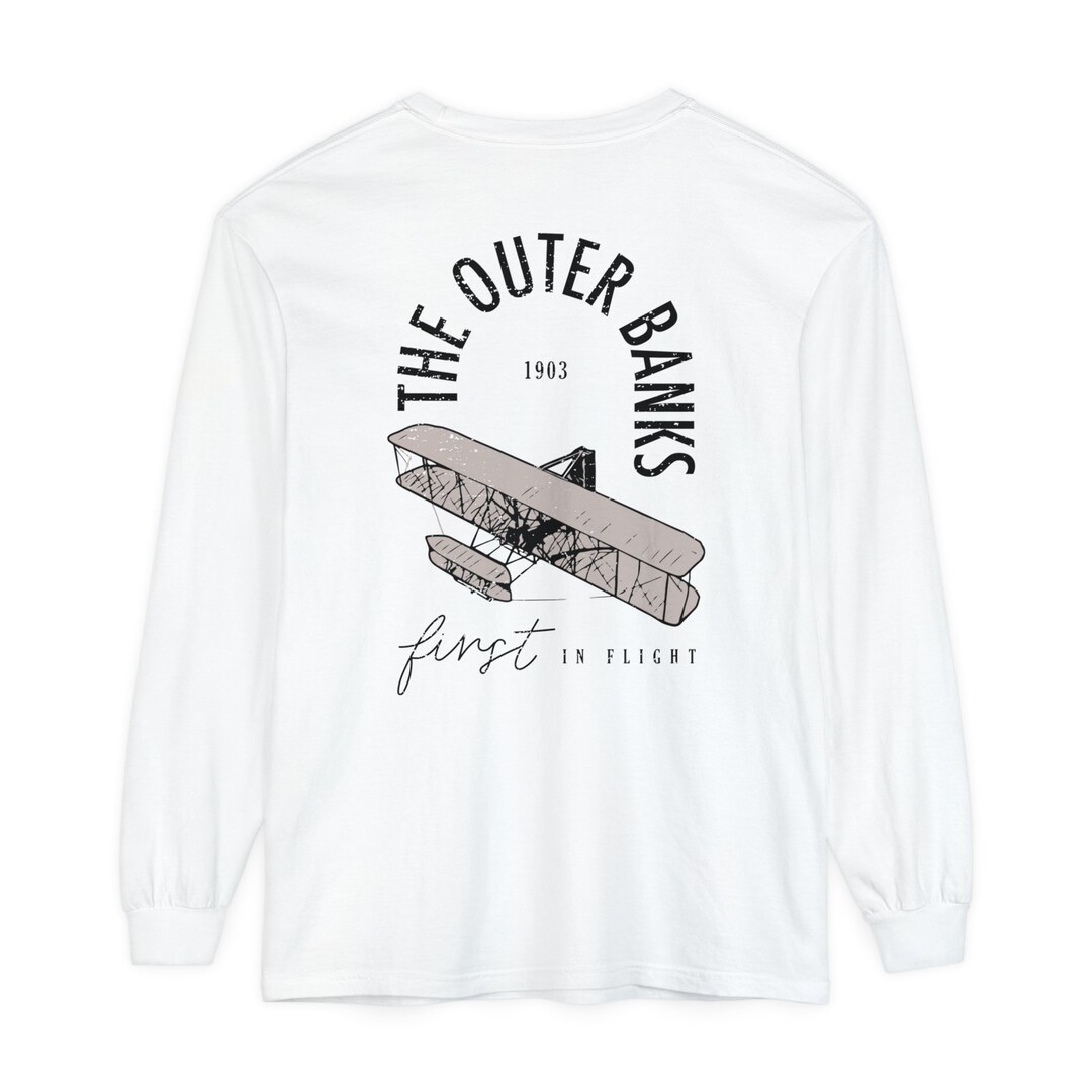 OUTER BANKS, North Carolina First in Flight Graphic T-shirt - Etsy