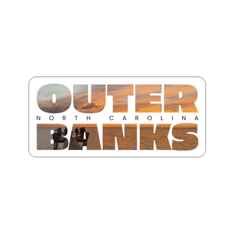 The Outer Banks Summer Sunset Sticker - Etsy