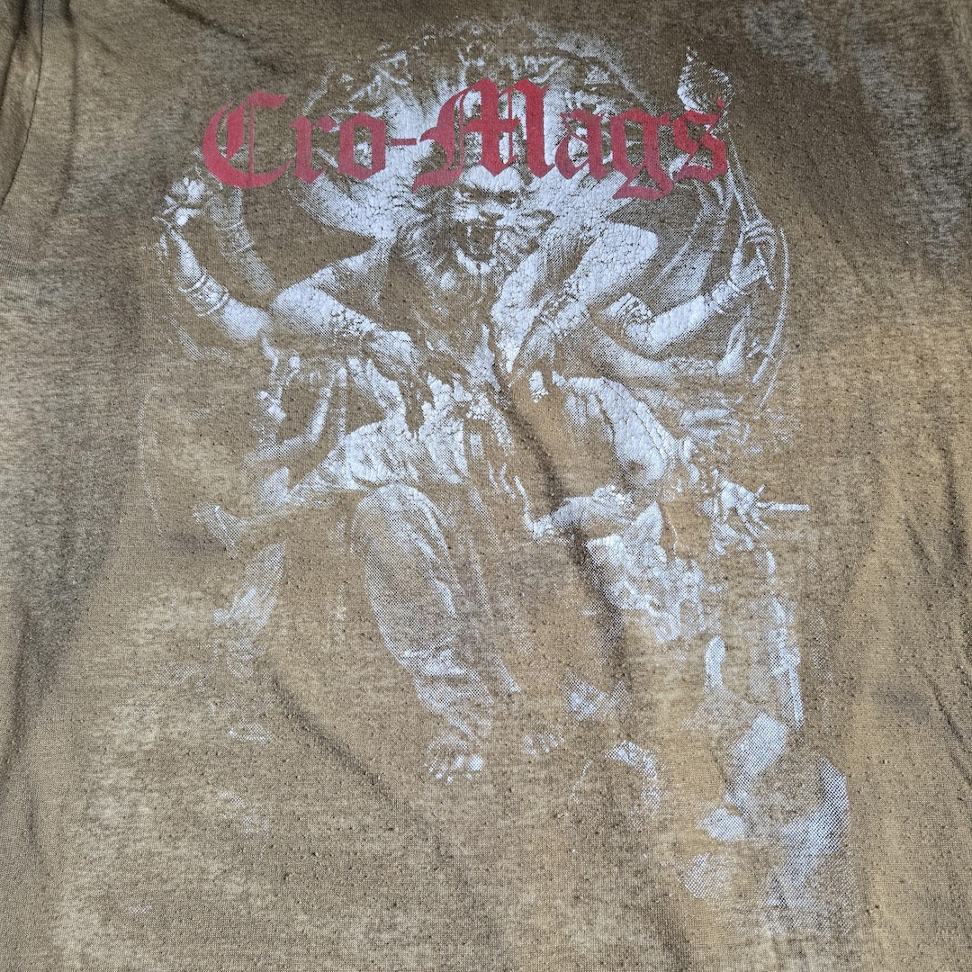 Iconic Vintage 1986 CRO-MAGS Distressed SHIRT Size Large - Etsy