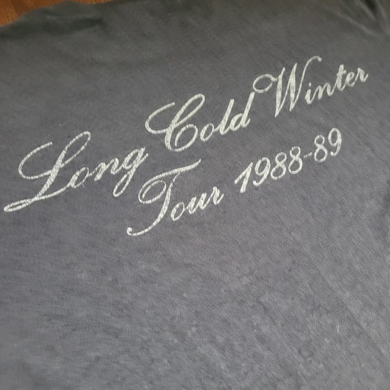VINTAGE 1988-89 CINDERELLA Long Cold Winter Tour SHIR… - Gem