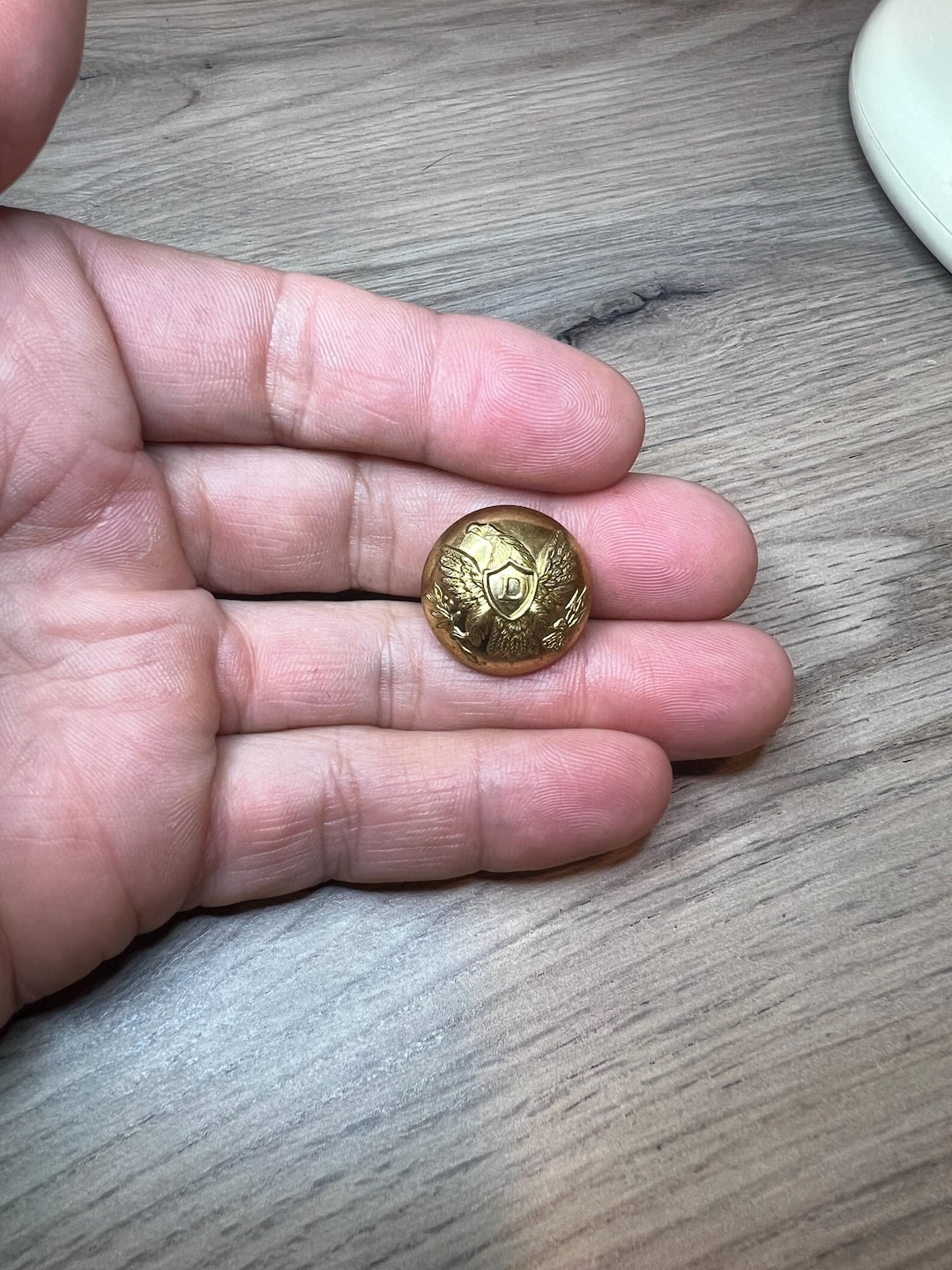 Civil War Dragoon Eagle D Coat Button * W. G. Mintzer Backmark * - Etsy