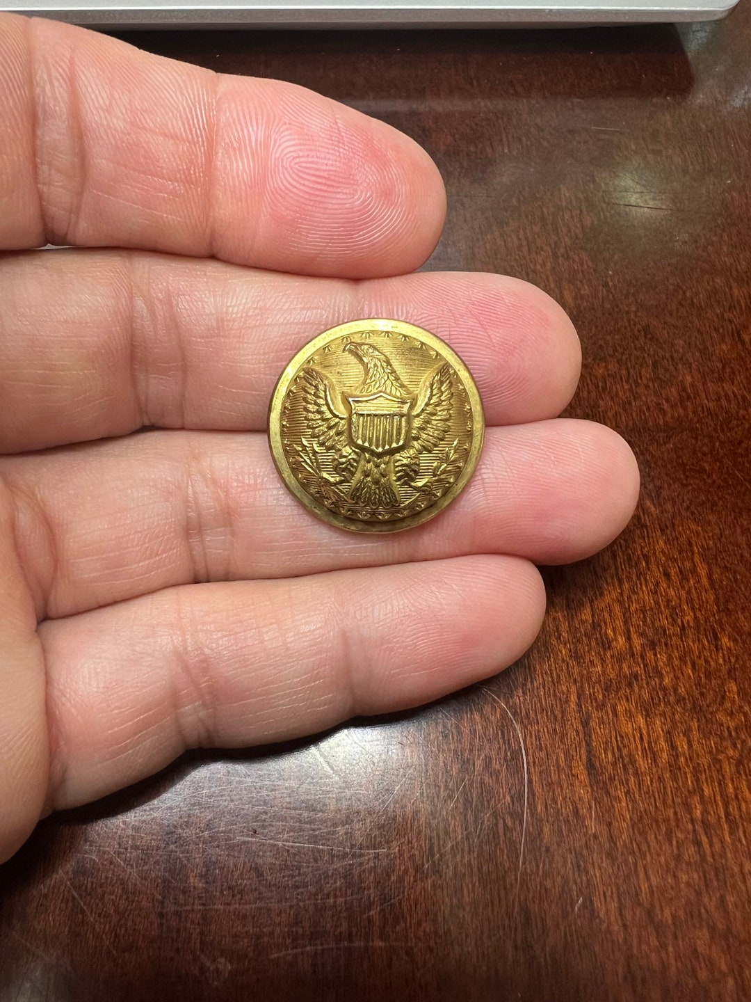 Union Civil War Staff Officers Gilted Brass Coat Button - Etsy