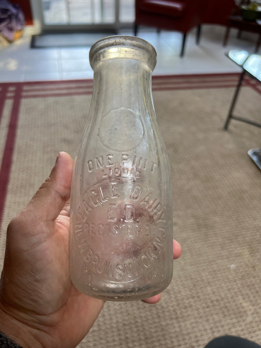 Early 1920's Slug Plate Eagle Dairy New Brunswick, N. J. Embossed One ...