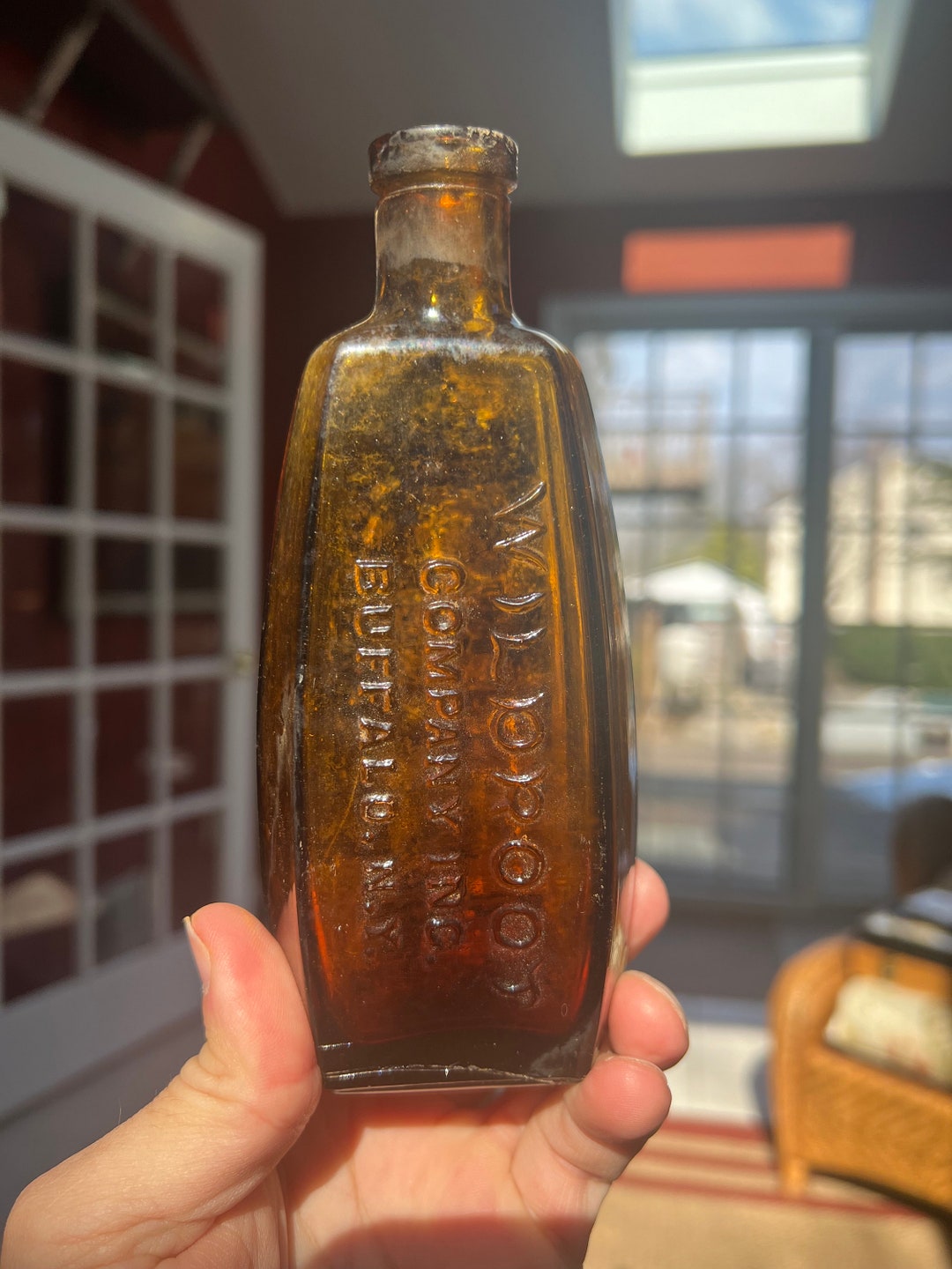 Antique Yellow Orange Colored Wildroot Company Inc. Buffalo, N. Y ...