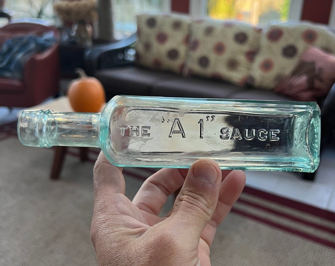 Antique Aqua Colored the A 1 Sauce Mayfair Brand & Co. Steak Sauce ...
