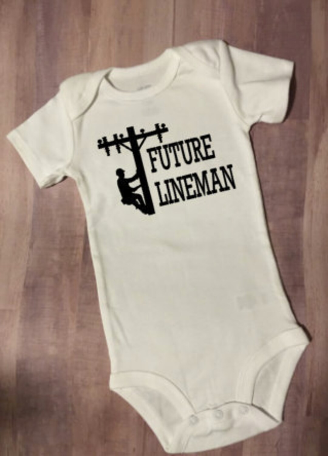 Future Lineman Onesie - Etsy