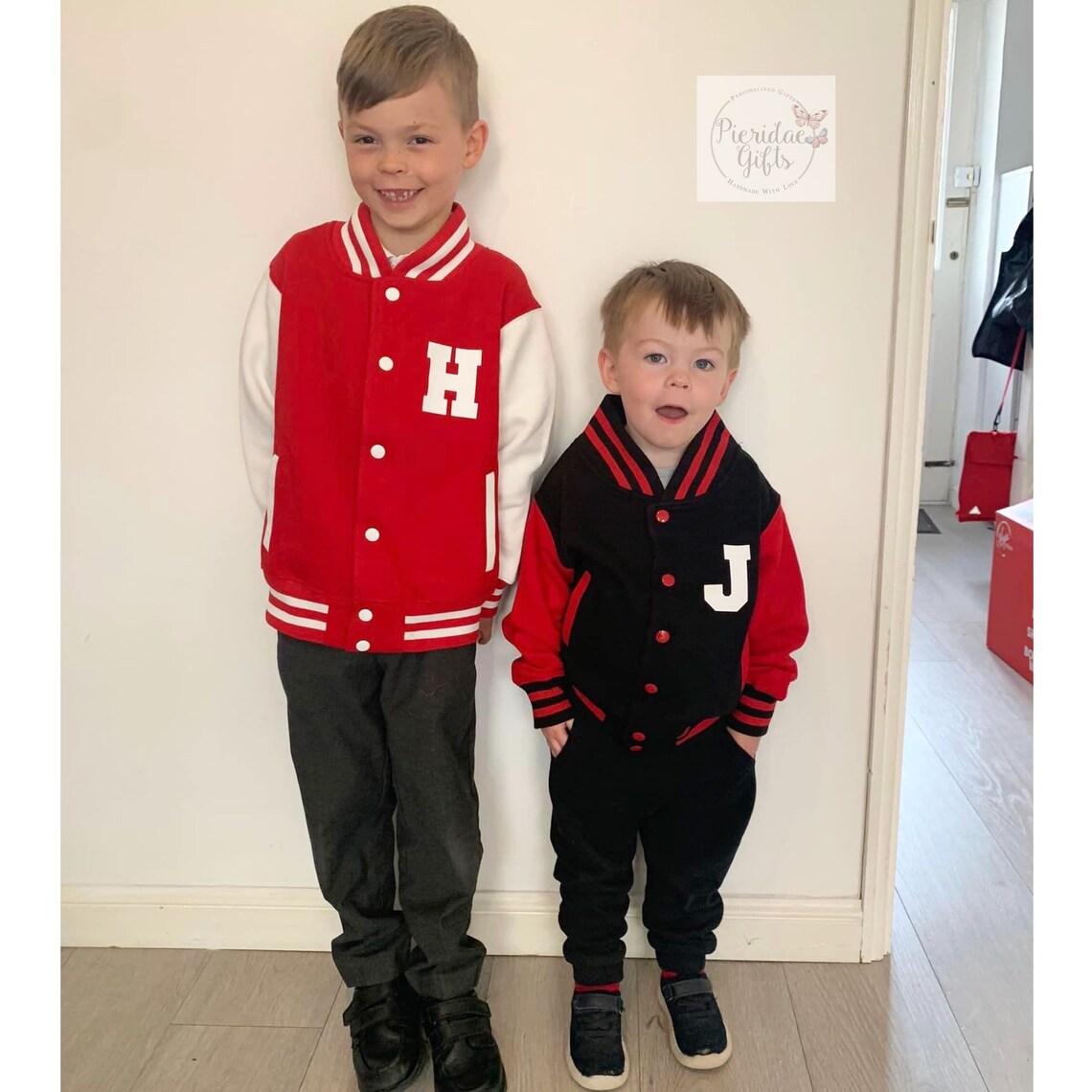 Personalised Kids Varsity Jacket Personalised Initials and - Etsy