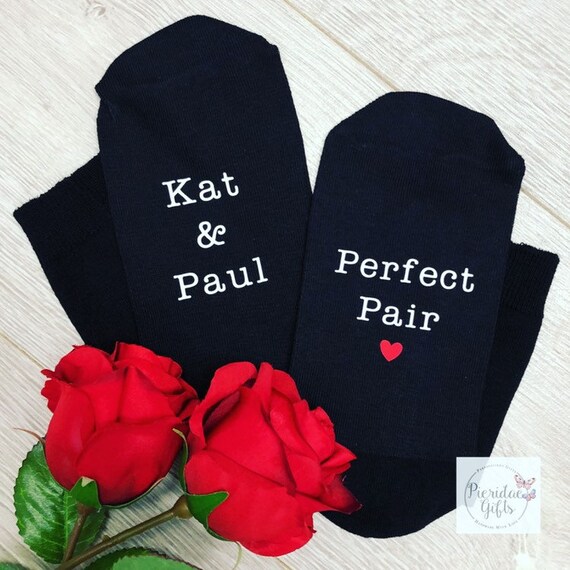 Perfect Pair Personalised Valentine's Day Socks - Etsy