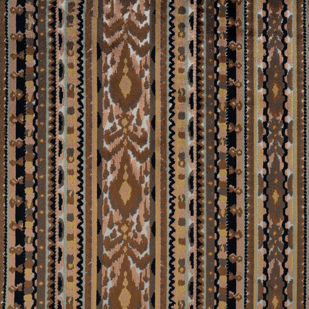 Sumatra - Antique Pattern Rayon Cut Velvet Home Decor Upholstery Fabric ...