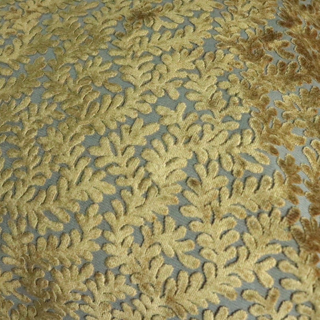 Fernleaf- Romeo - Burn Out Velvet Upholstery Fabric by the Yard - in 6 ...