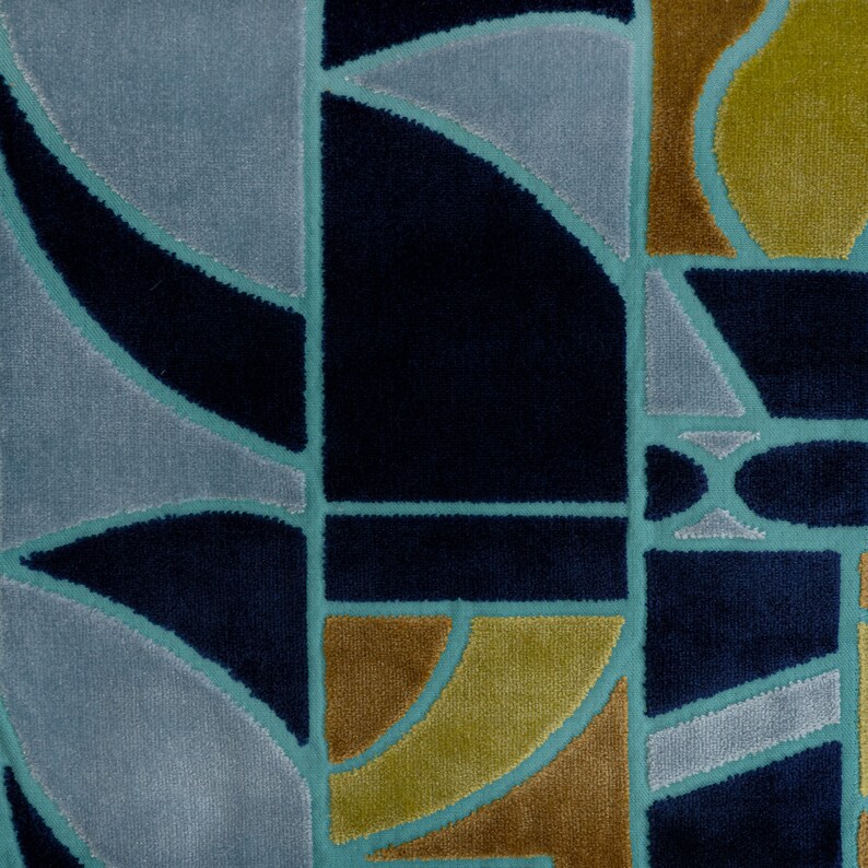 Sinatra Modern Pattern Cut Velvet Home Decor Upholstery - Etsy