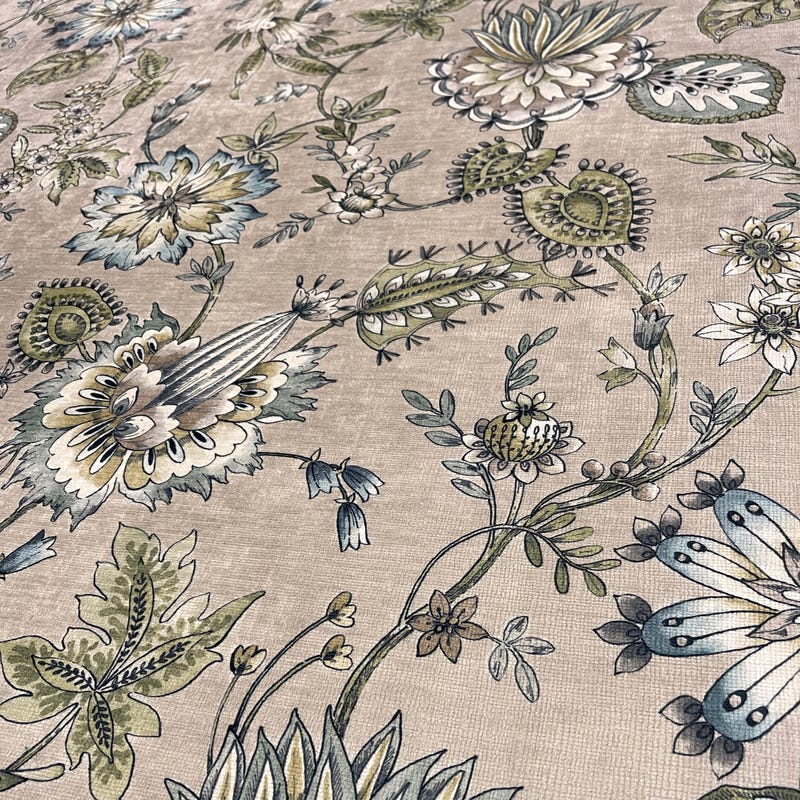 Jacobean Fabric - Etsy