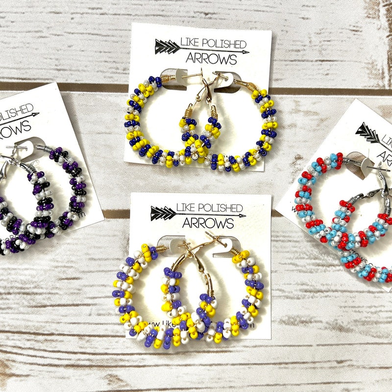 School Spirit Earrings - Etsy