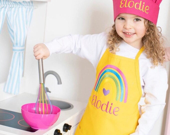 Personalized Apron for Kids, Personalized Valentine's for Kids ...