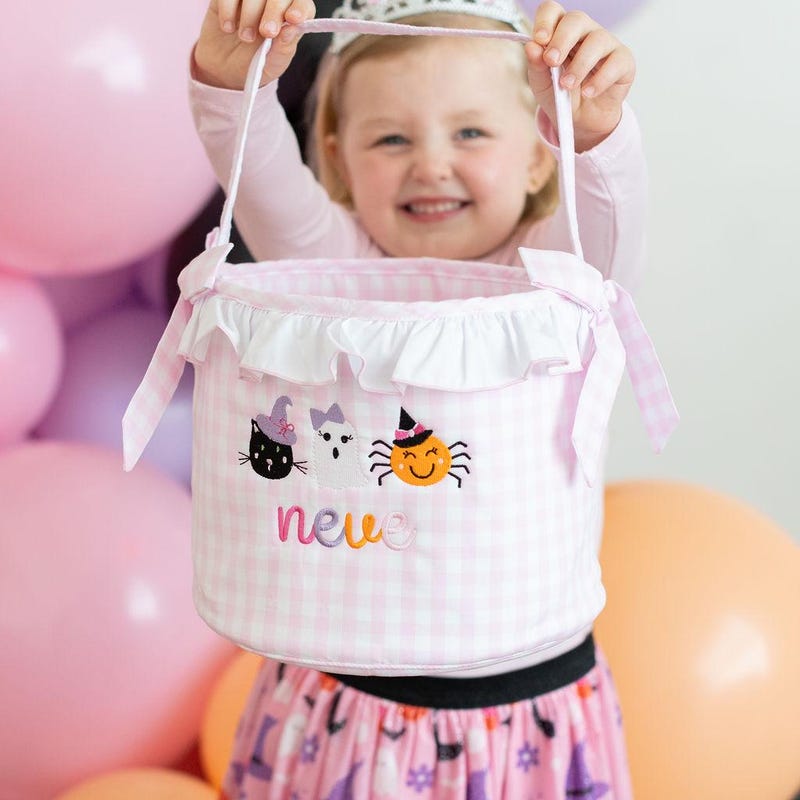 Pink Gingham Ruffle Bag - Etsy