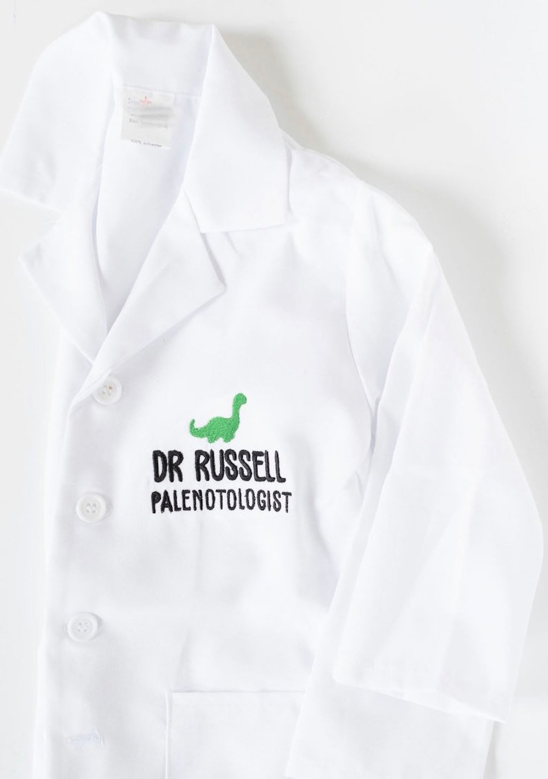 Embroidered Personalized Kids Lab Coat Kids Doctors Coat - Etsy