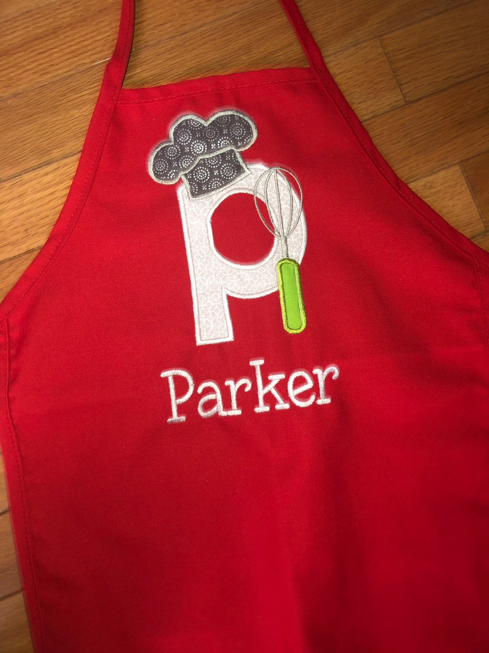 Boys Apron, Boys Personalized Kids Apron, Boys, Monogram Appliqué ...