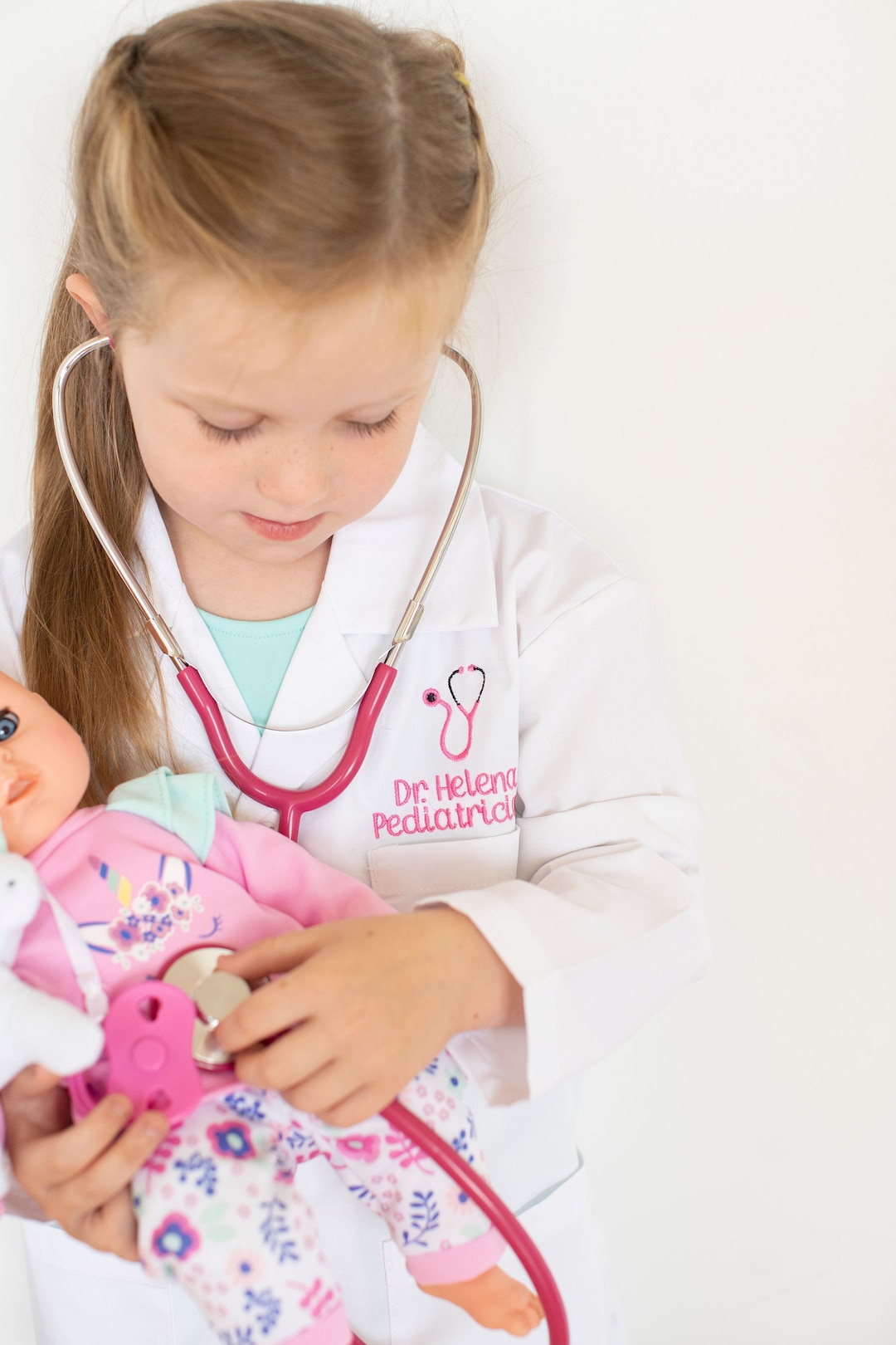 Embroidered Personalized Kids Lab Coat, Kids Doctors Coat, Embroidered ...