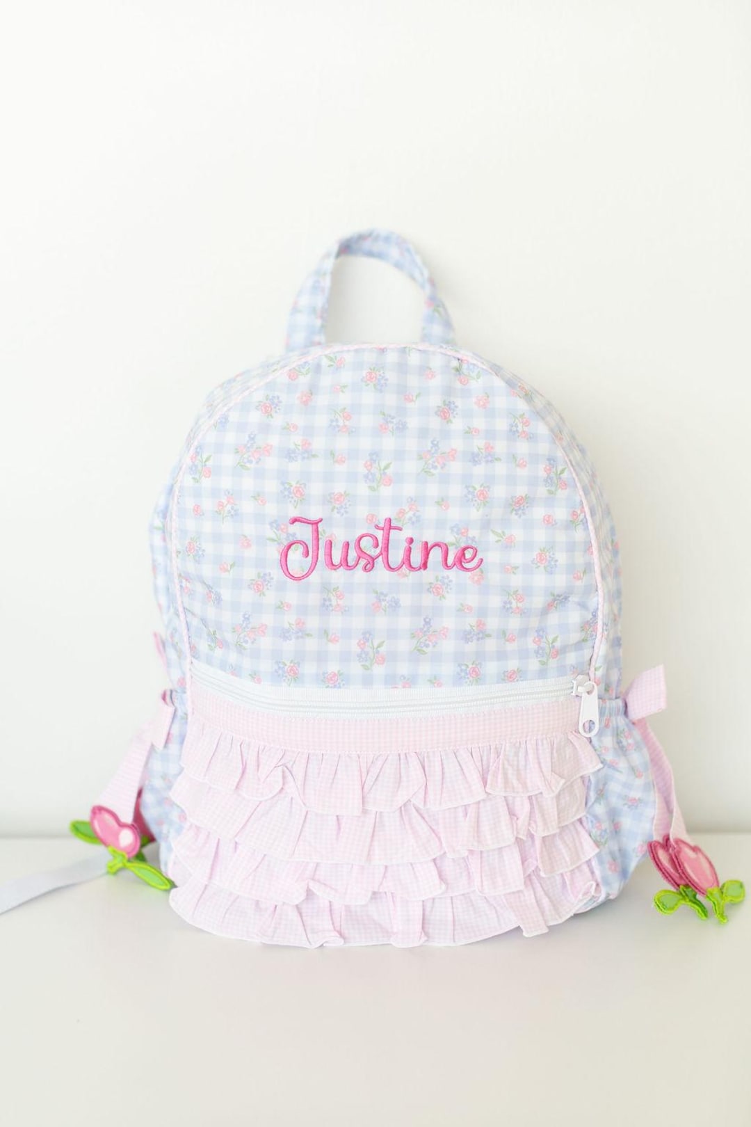 Senior Backpack! Girls Ruffle Backpacks With Bag Charms, Personalized ...