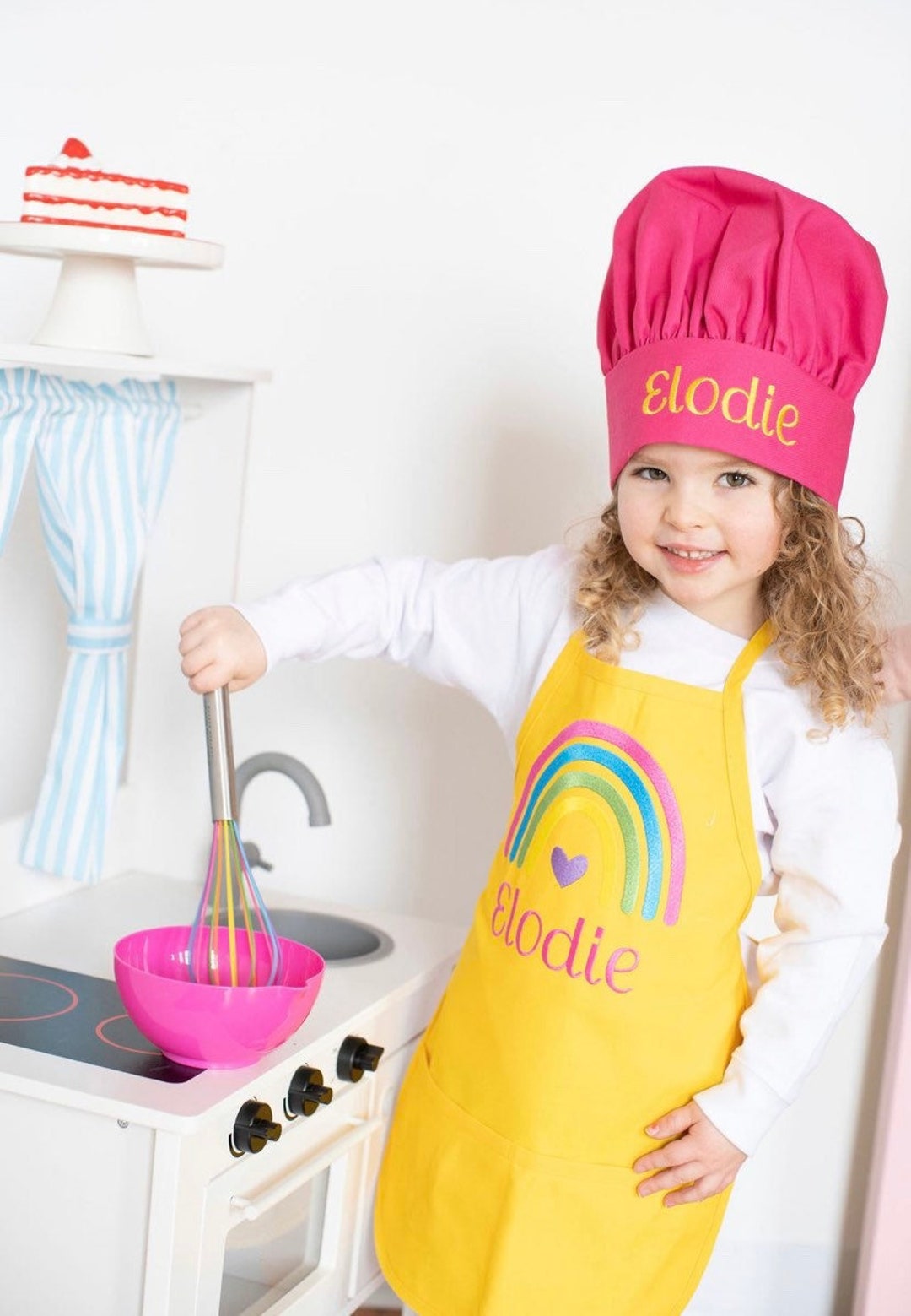 Personalized Apron for Kids, Personalized Valentine's for Kids ...