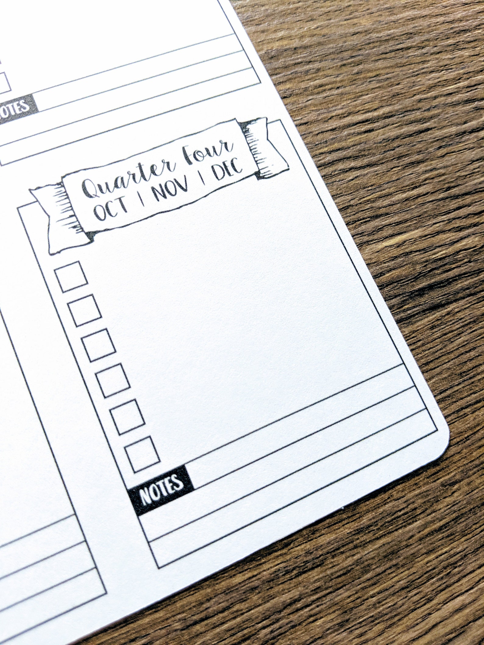 Sticker - QUARTERLY GOALS - A5 - Bullet Journal - Digital Design ...