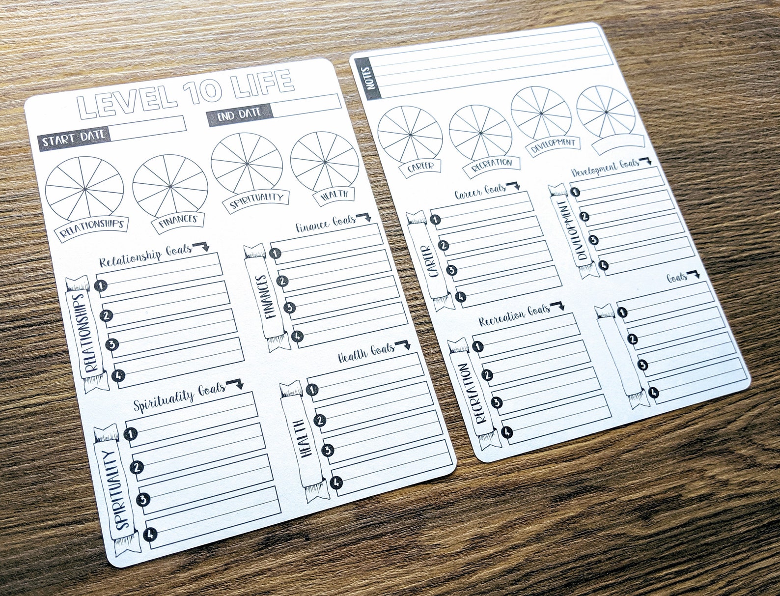 Sticker Bundle LEVEL 10 LIFE Two Pages A5 Bullet - Etsy