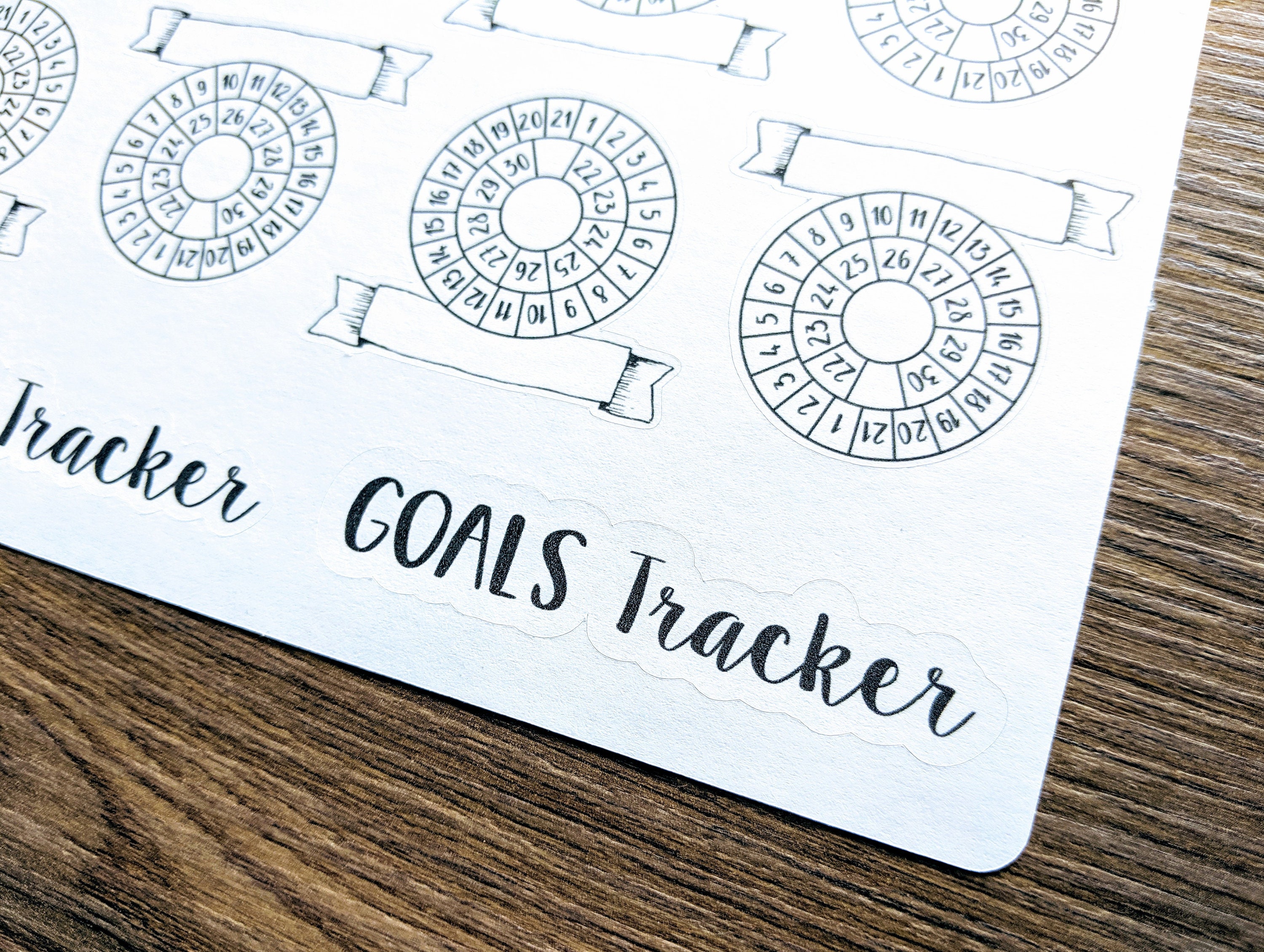 Digital Download 30-DAY RING Mini GOALS Bullet Journal | Etsy