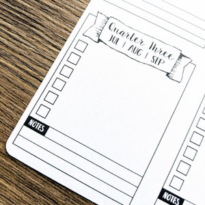 Sticker - QUARTERLY GOALS - A5 - Bullet Journal - Digital Design ...