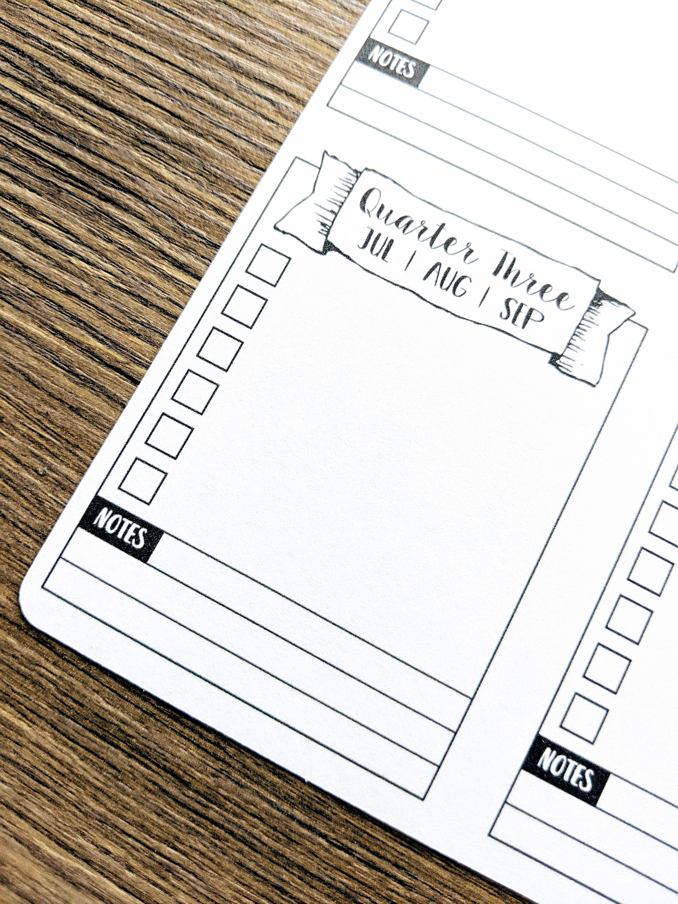 Sticker - QUARTERLY GOALS - A5 - Bullet Journal - Digital Design ...