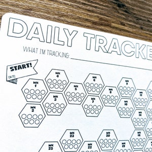 Digital Download - ANNUAL DAILY TRACKER - A5 - Bullet Journal - Digital ...